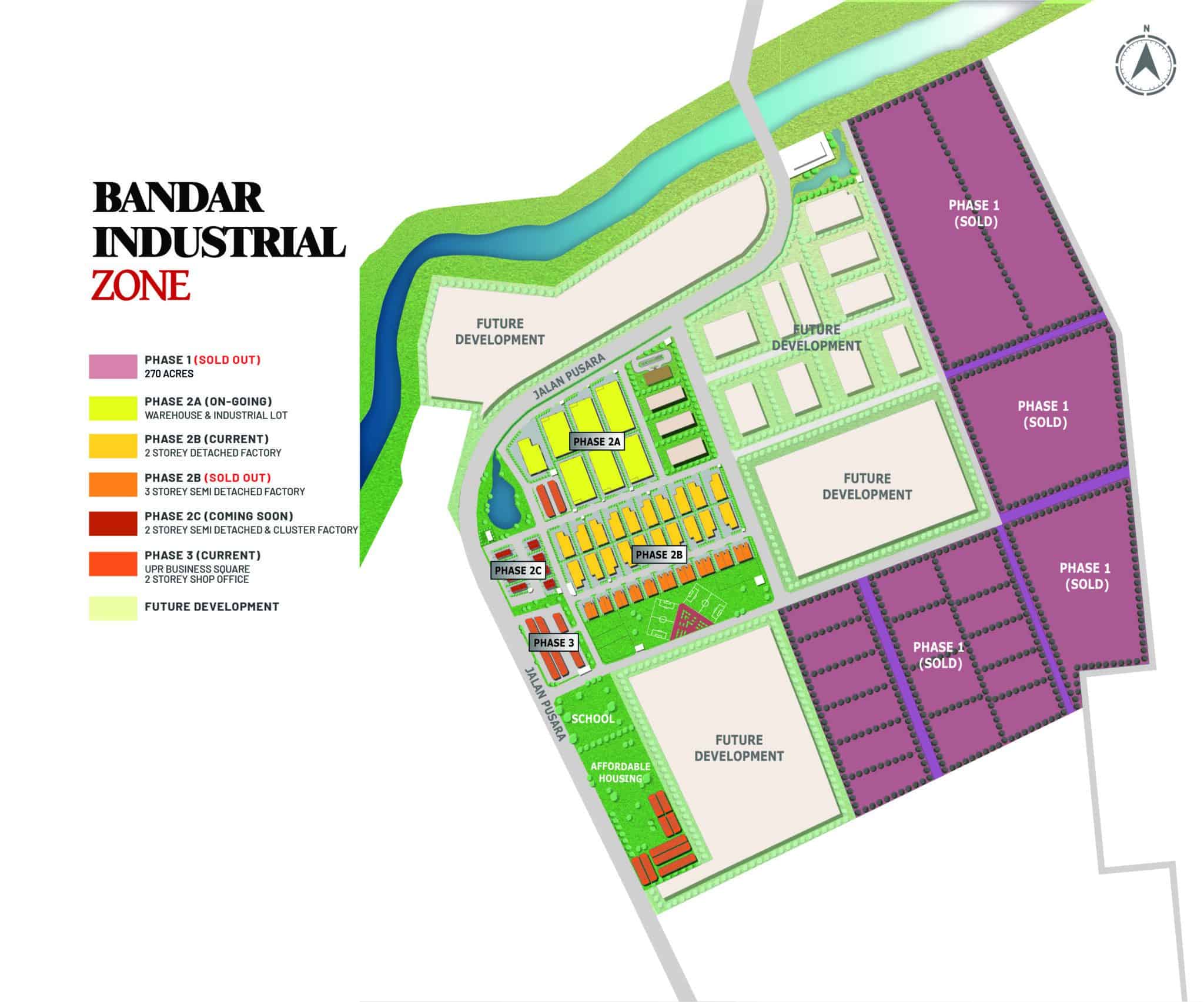 Bandar Industrial Zone Master Plan | Development